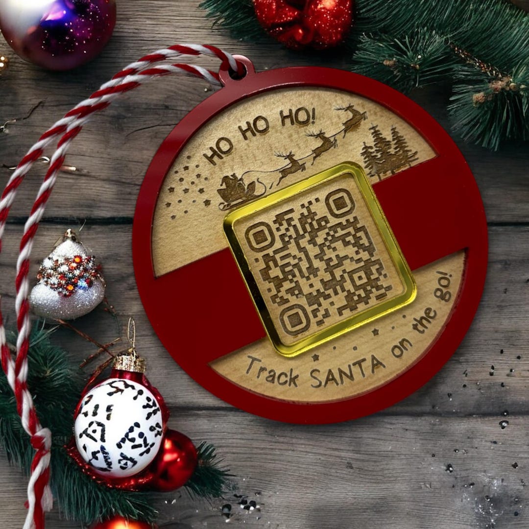 Santa Tracking Ornaments | Christmas Tree Ornament | Santa Tracker ...
