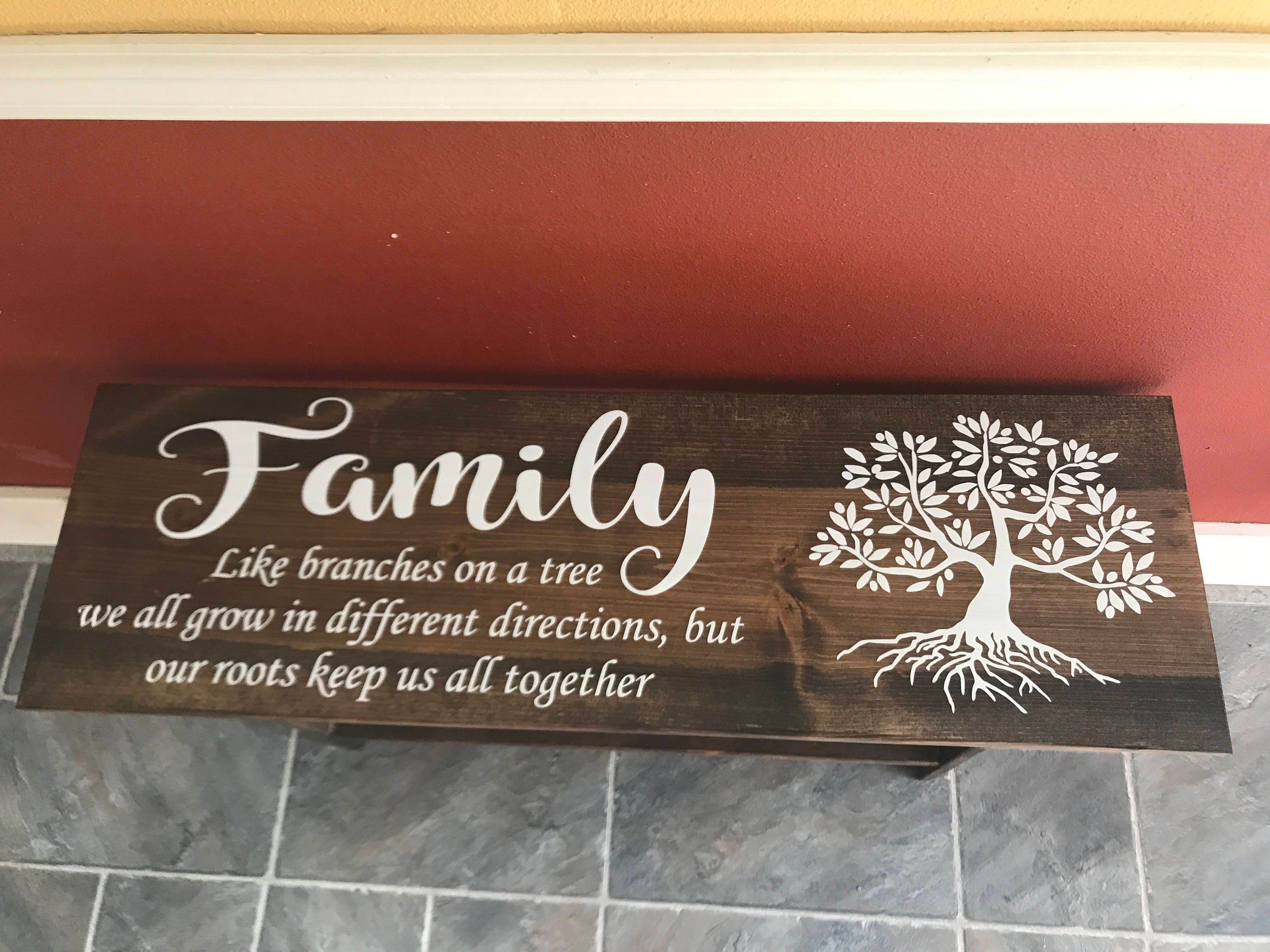 Family Bench | Entryway Bench | Memorial Bench | Mudroom Bench - Etsy