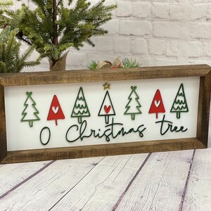 O Christmas Tree Farmhouse Sign | Christmas Decor | Holiday Decor ...