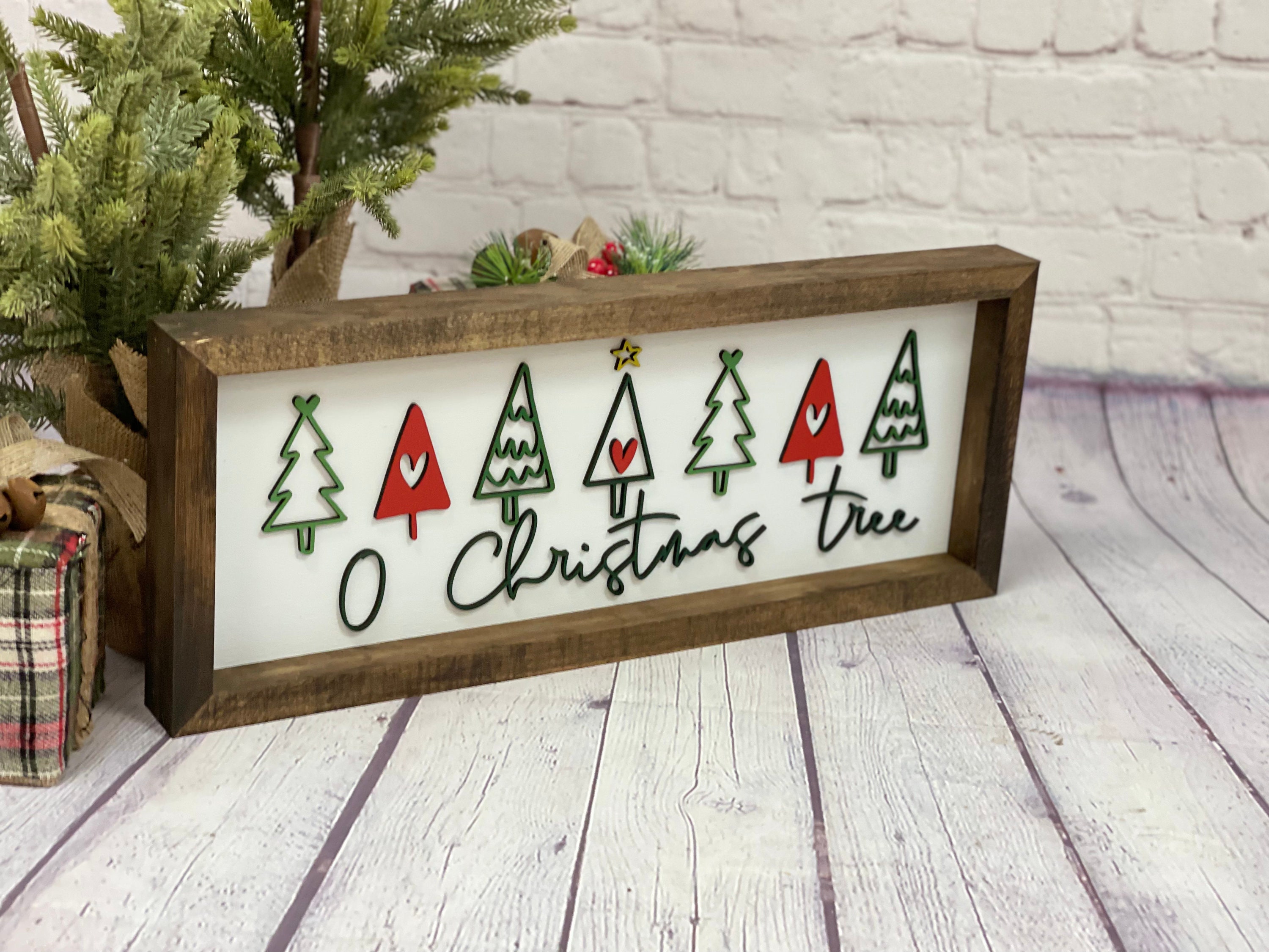 O Christmas Tree Farmhouse Sign | Christmas Decor | Holiday Decor ...