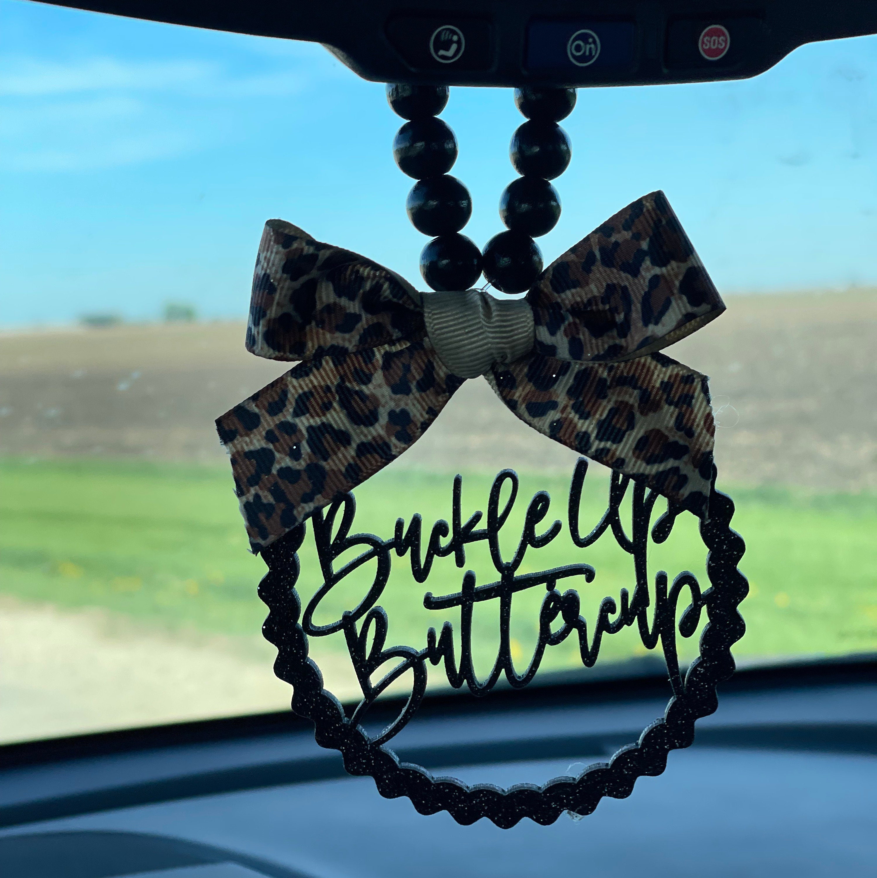 Buckle up Buttercup Mirror Charm | Car Charm | Rear View Mirror Charm ...