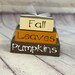 Fall Winter Reversible Stacker Blocks | Fall Decor | Winter Decor ...