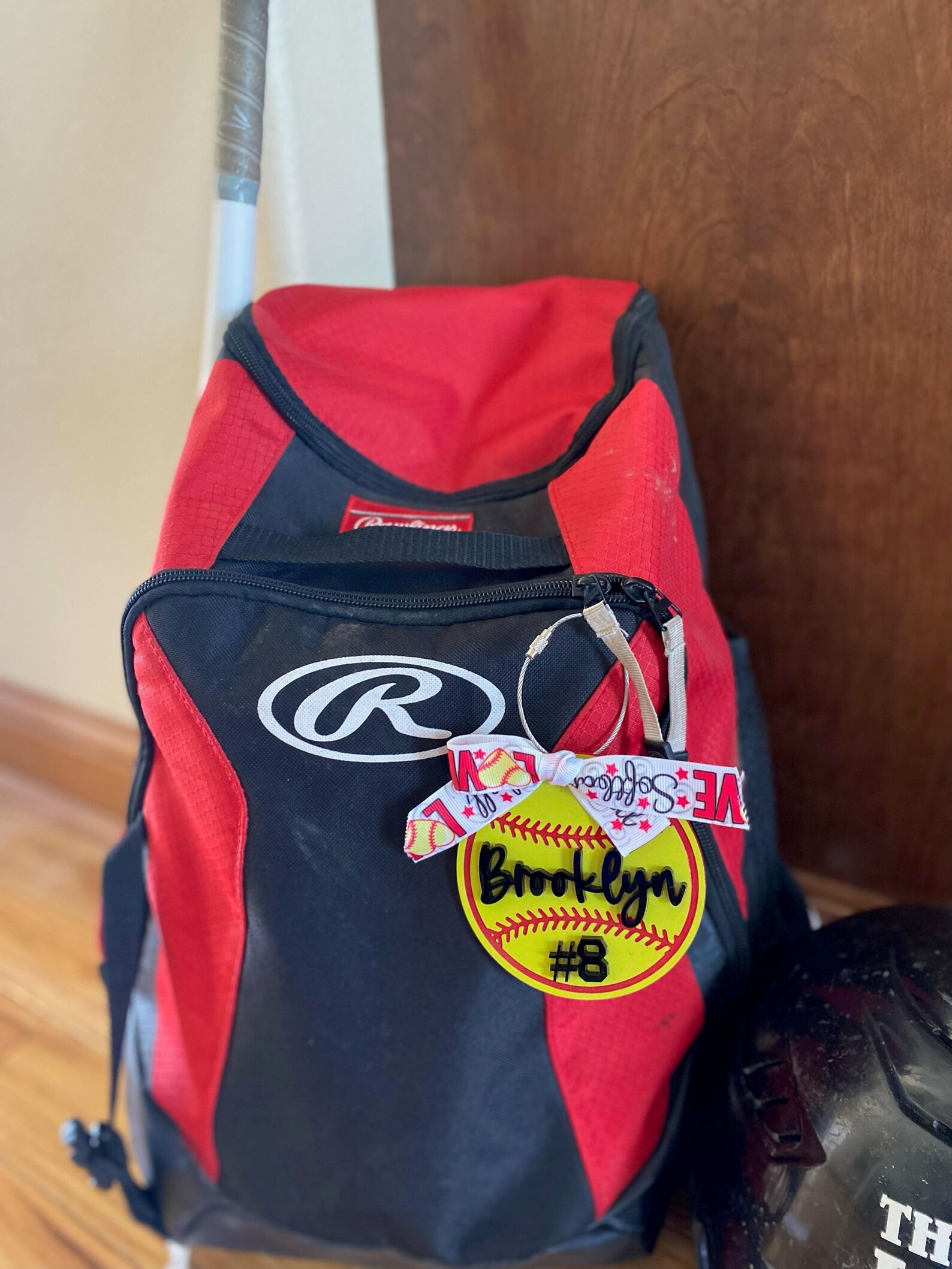 Personalized Softball Bag Tag | Softball Mom | Softball Player Gift ...
