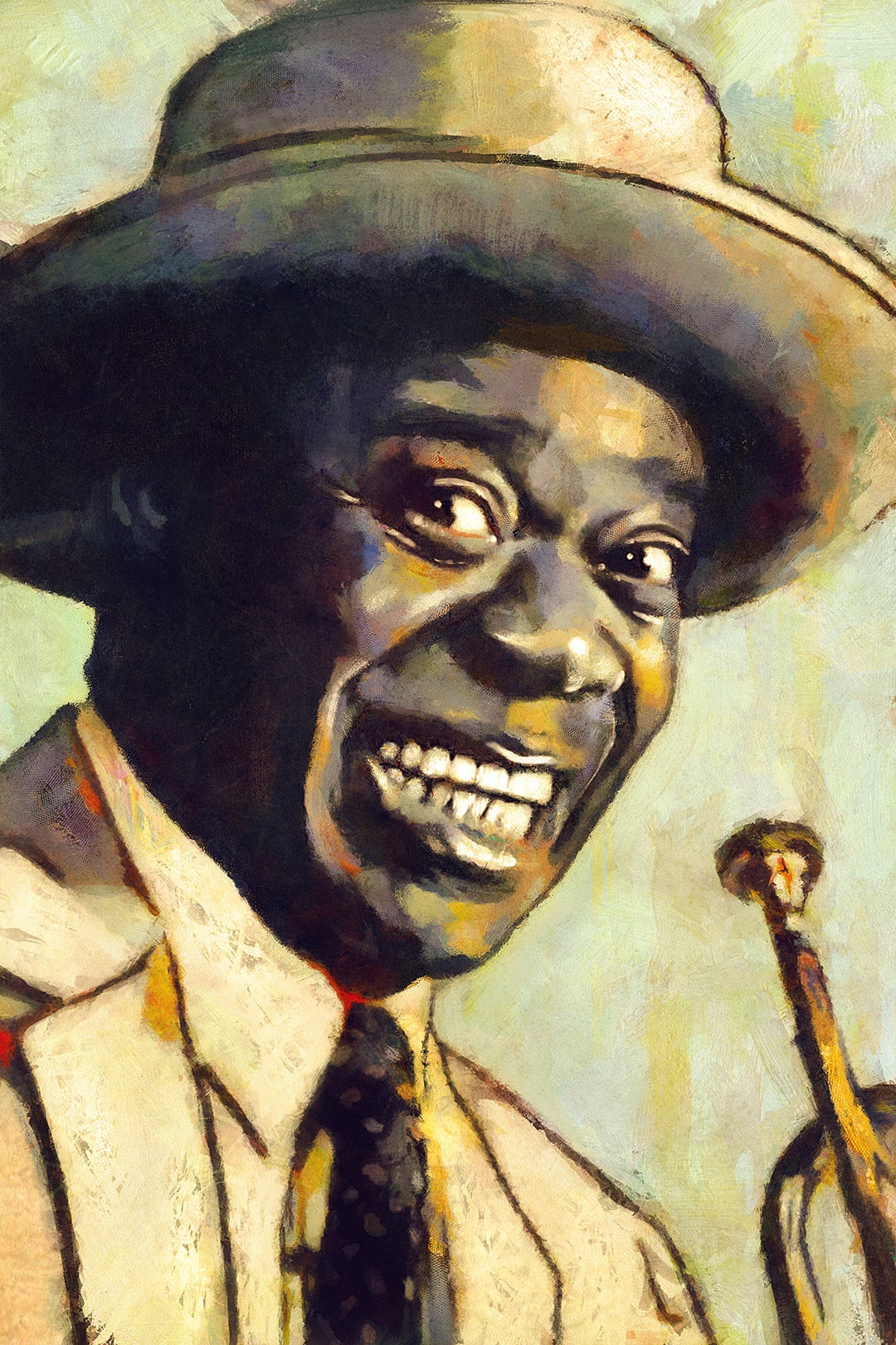 Louis Armstrong 13x19 Giclee Print - Etsy
