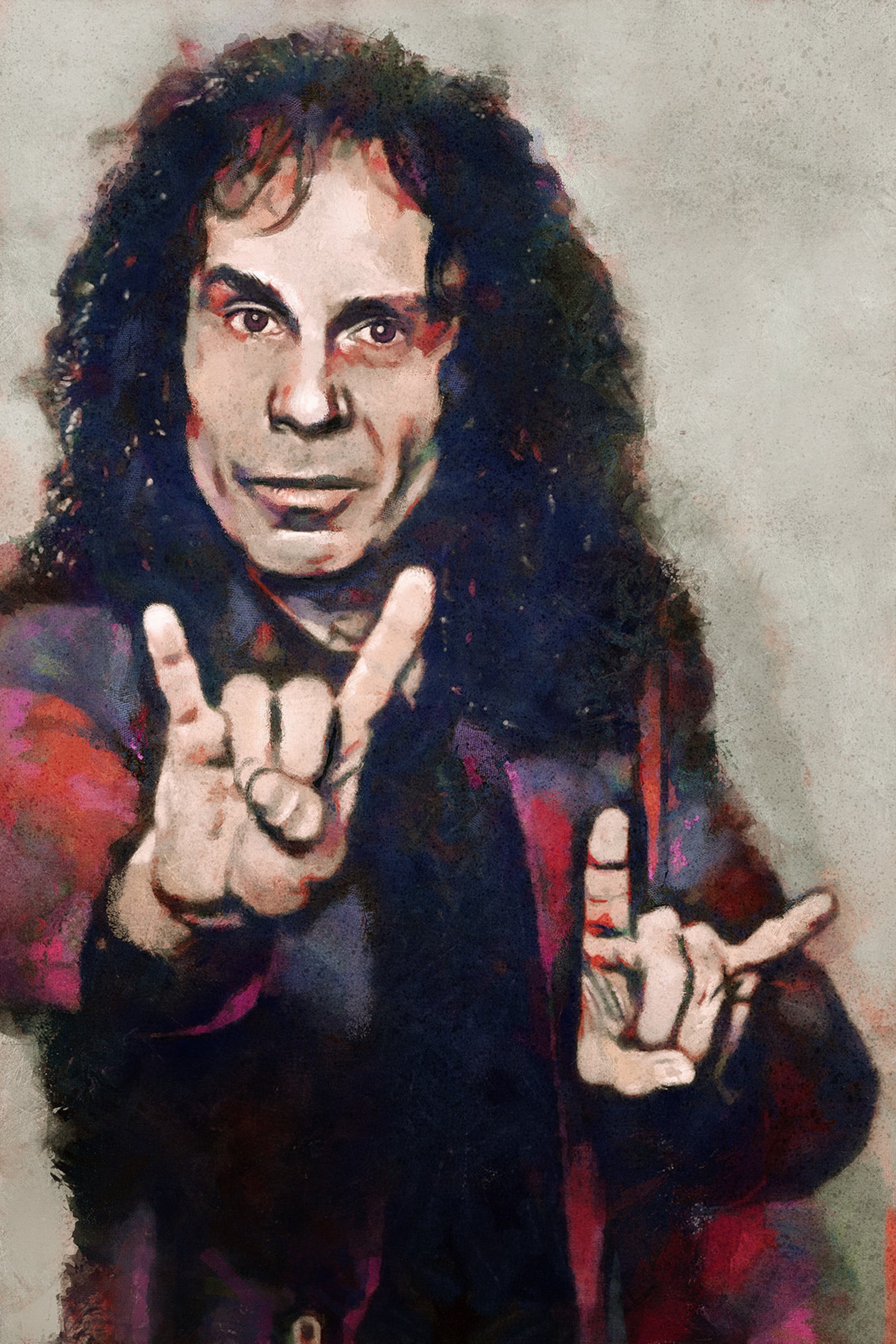 Ronnie James Dio 13x19 Giclee Print - Etsy