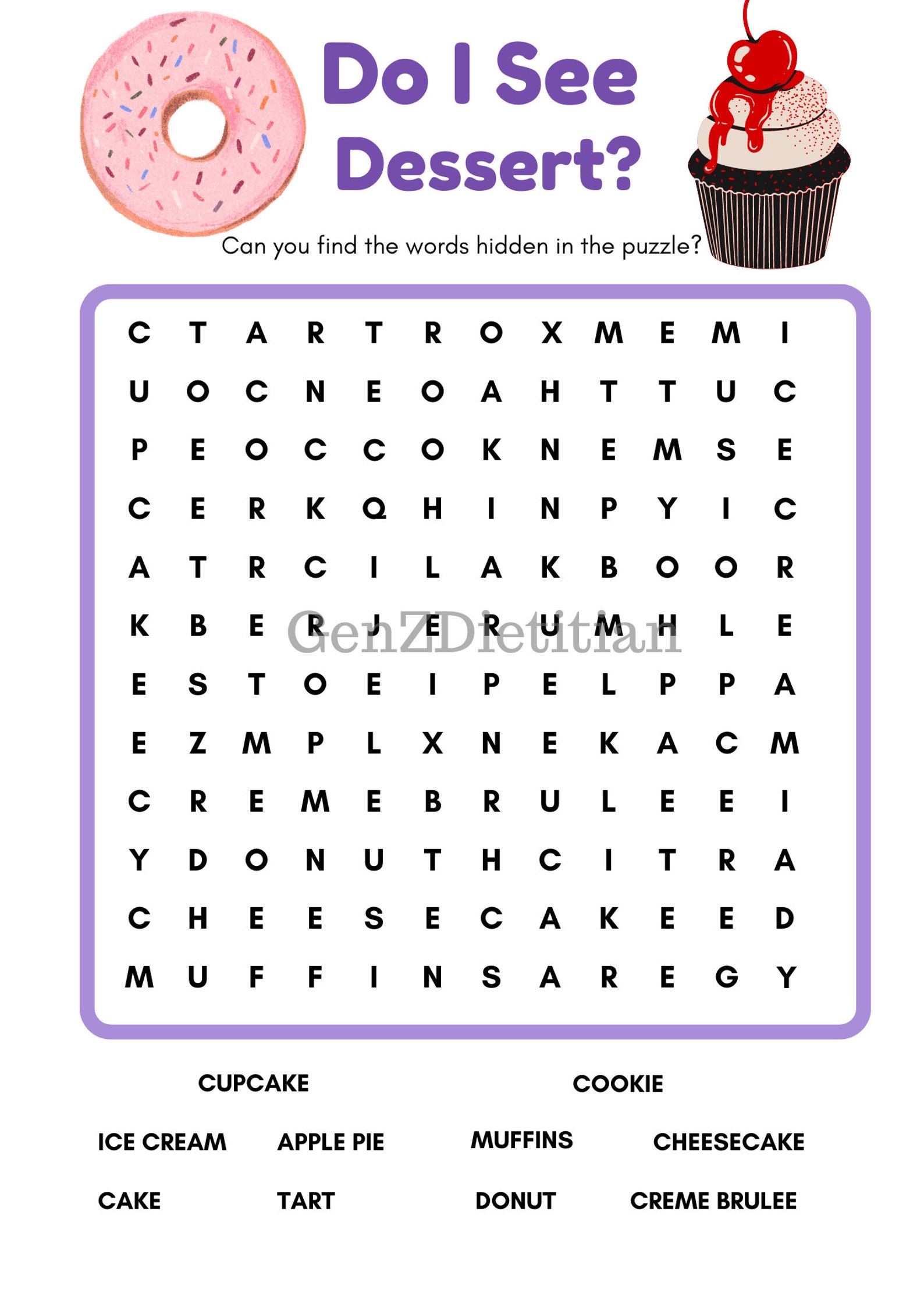 Ultimate Food Word Search Bundle, 7 Printable Pages for Kids, Food Word ...