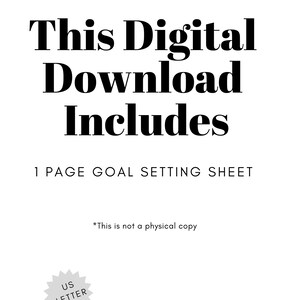 Printable Goal Planner, Life Fitness Career Finance Relationships and ...