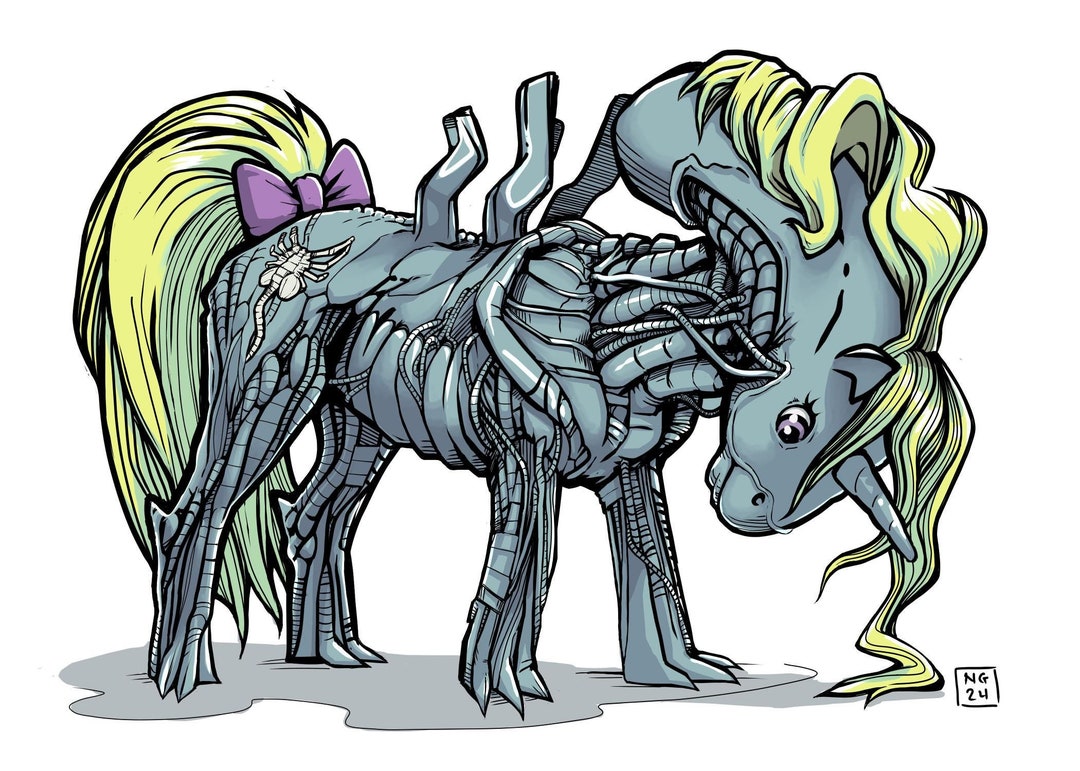 My Little Xenomorph, Friendship is Toxic - Etsy