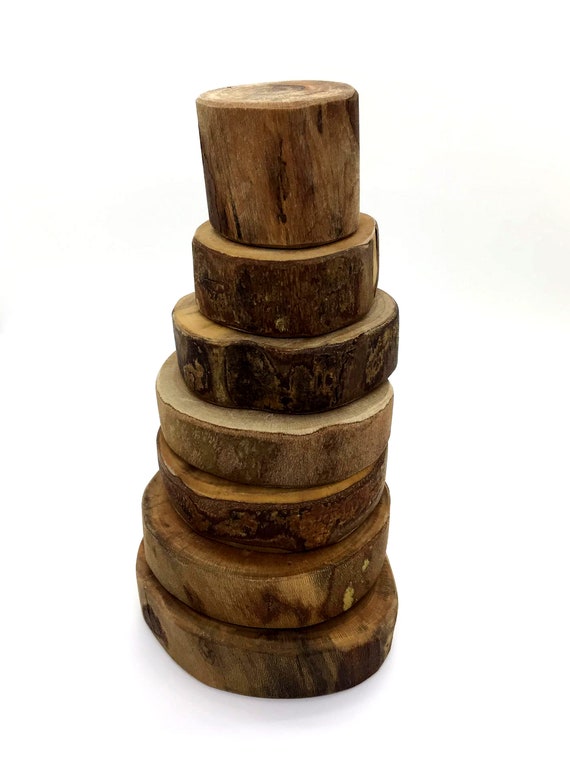 Wooden Pyramid Wheels handmade natural wooden blocks | Etsy
