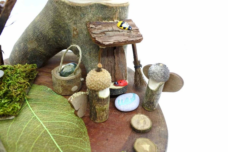 Fairy Tree House Fairy's Garden Wooden Toy Montessori - Etsy Canada