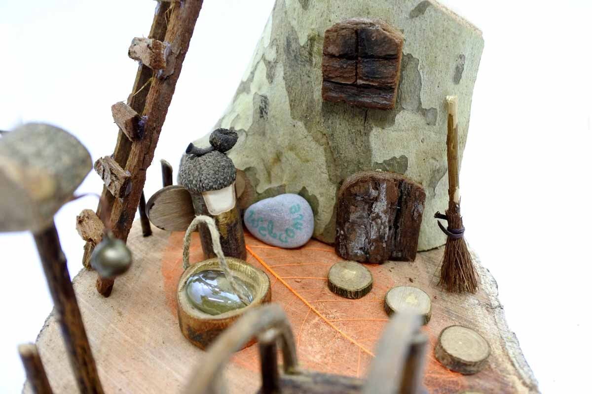 Fairy Tree House Fairy's Garden Wooden Toy Montessori - Etsy Canada