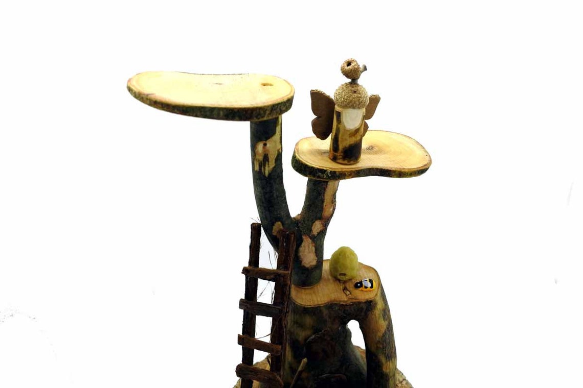Fairy Tree House Fairy's Garden Wooden Toy Montessori - Etsy Canada