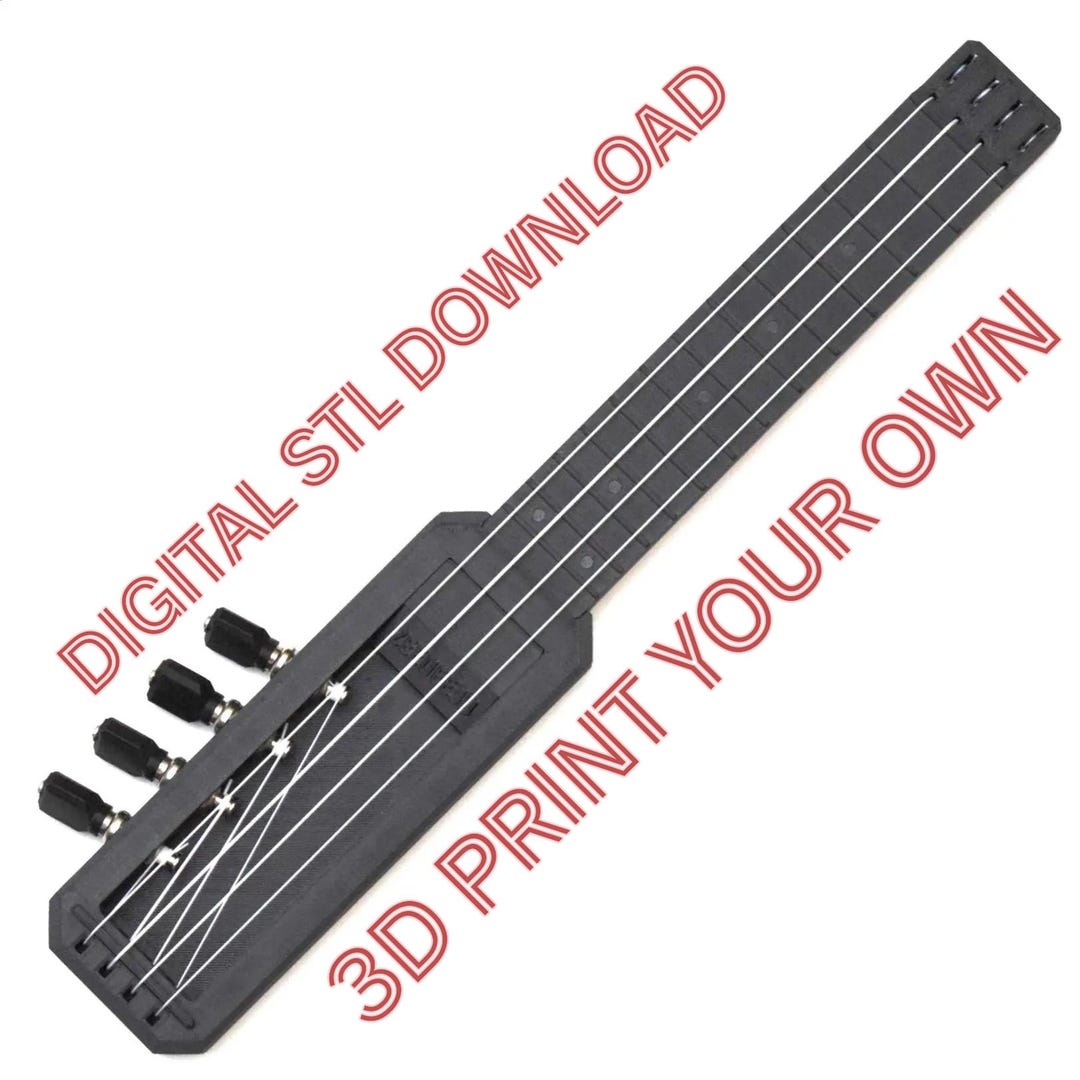 3D Print Travel Ukulele STL File: Minimalist Instrument (digital ...