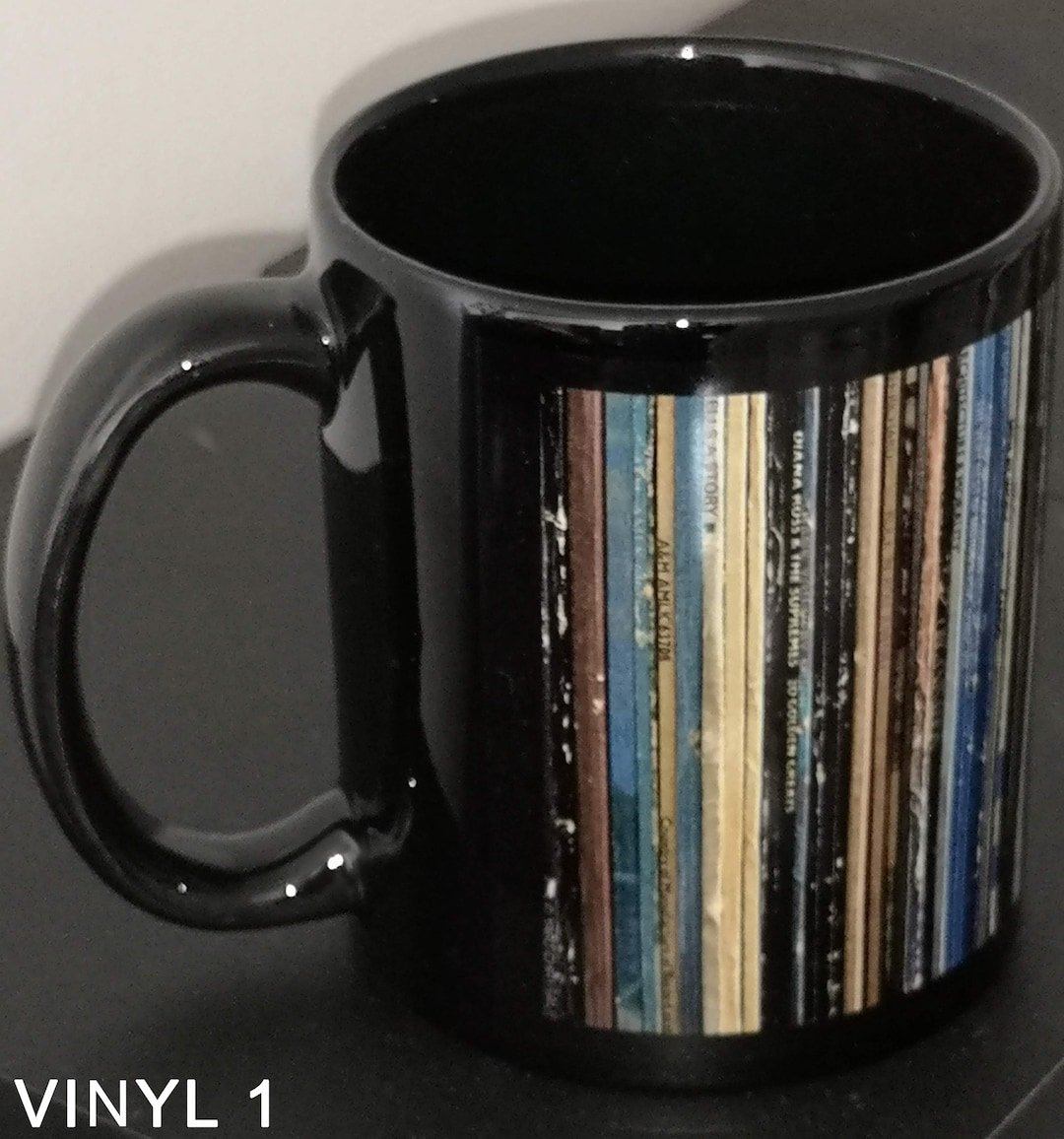 Music Vinyl Records Lovers Record Collector Gifts 11oz Tea Cup Coffee ...