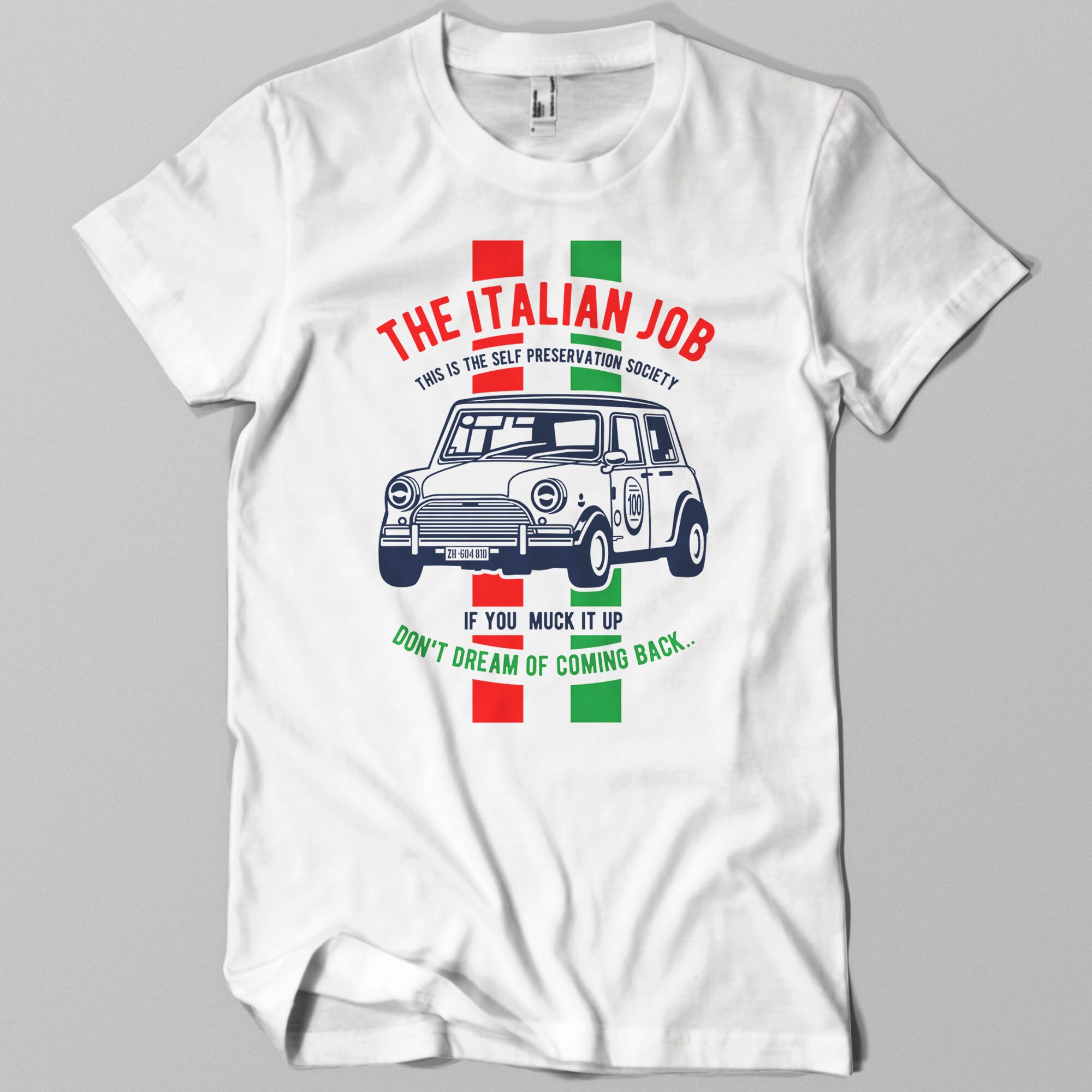 The Italian Job Mini Cooper Retro Movie Mens Women's Tshirt - Etsy