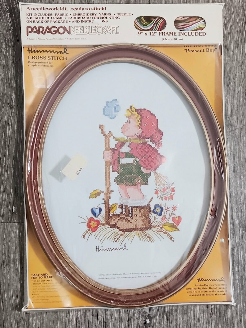 Hummel Embroidery Kit - Etsy