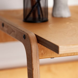 Custom Size Desk, Minimalist Desk for Computer, Mid Century Modern Desk ...