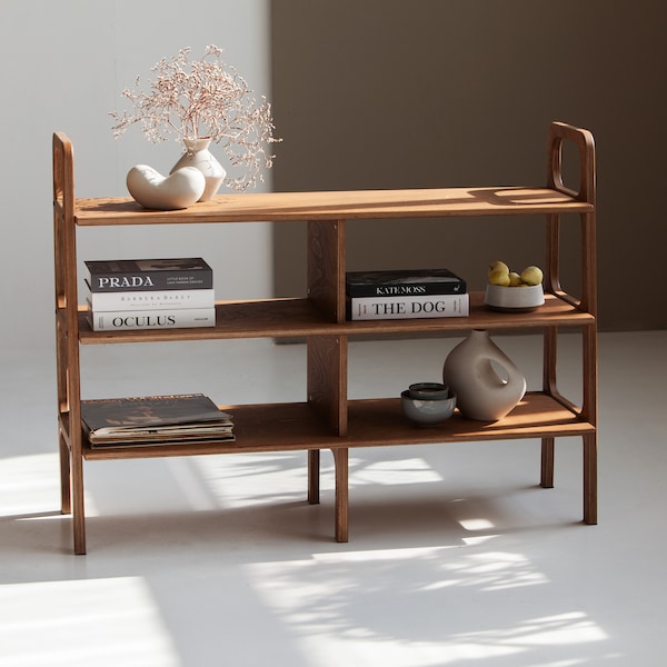Low Bookshelf - Etsy