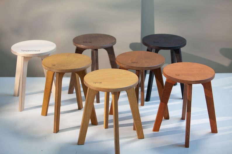 Small Wooden Stool Scandinavian Decor Side Table Short Wooden - Etsy