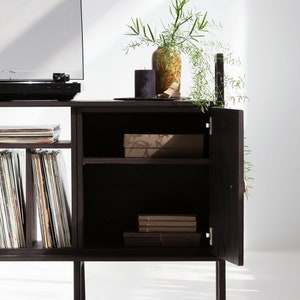 Minimalist Sideboard, Handmade Furniture, Narrow Console Table, Record ...