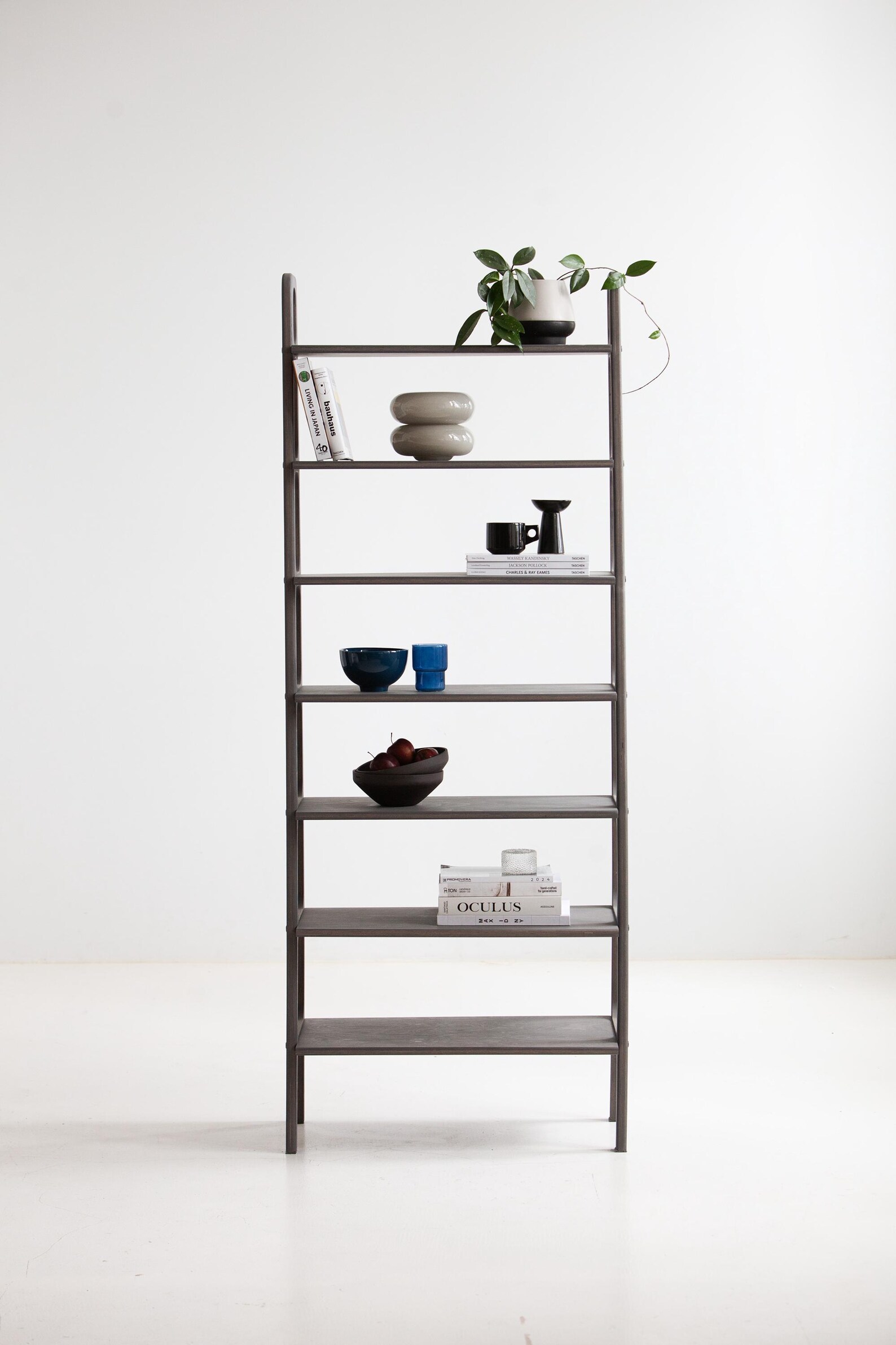 Modular Custom Bookcase, 7 Tier Book Shelf, Storage Unit, Wooden ...