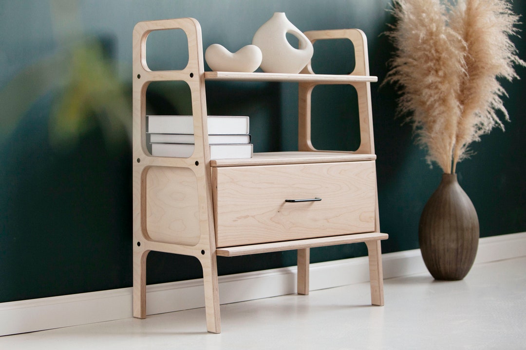 Ladder Bookshelf, Mid Century Modern, Bookcase, Midcentury Home ...