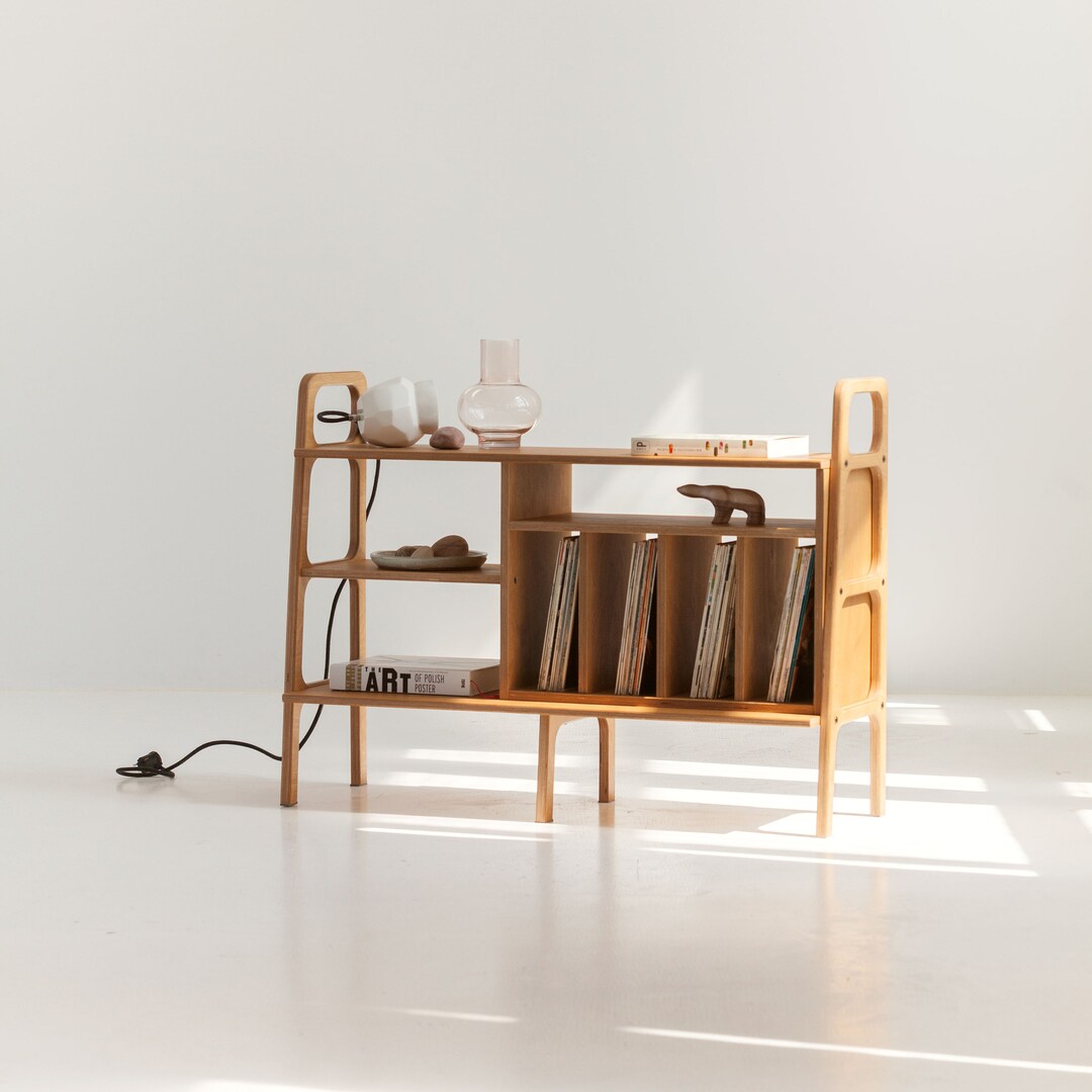 Record Player Stand, Mid Century Modern Sideboard, TV Stand, Media ...