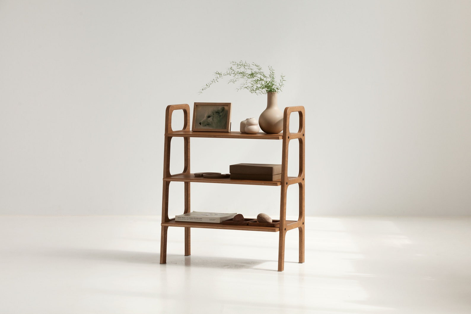 Mid Century Style Bookcase, Minimalist Bookcase, Mid Century Modern ...