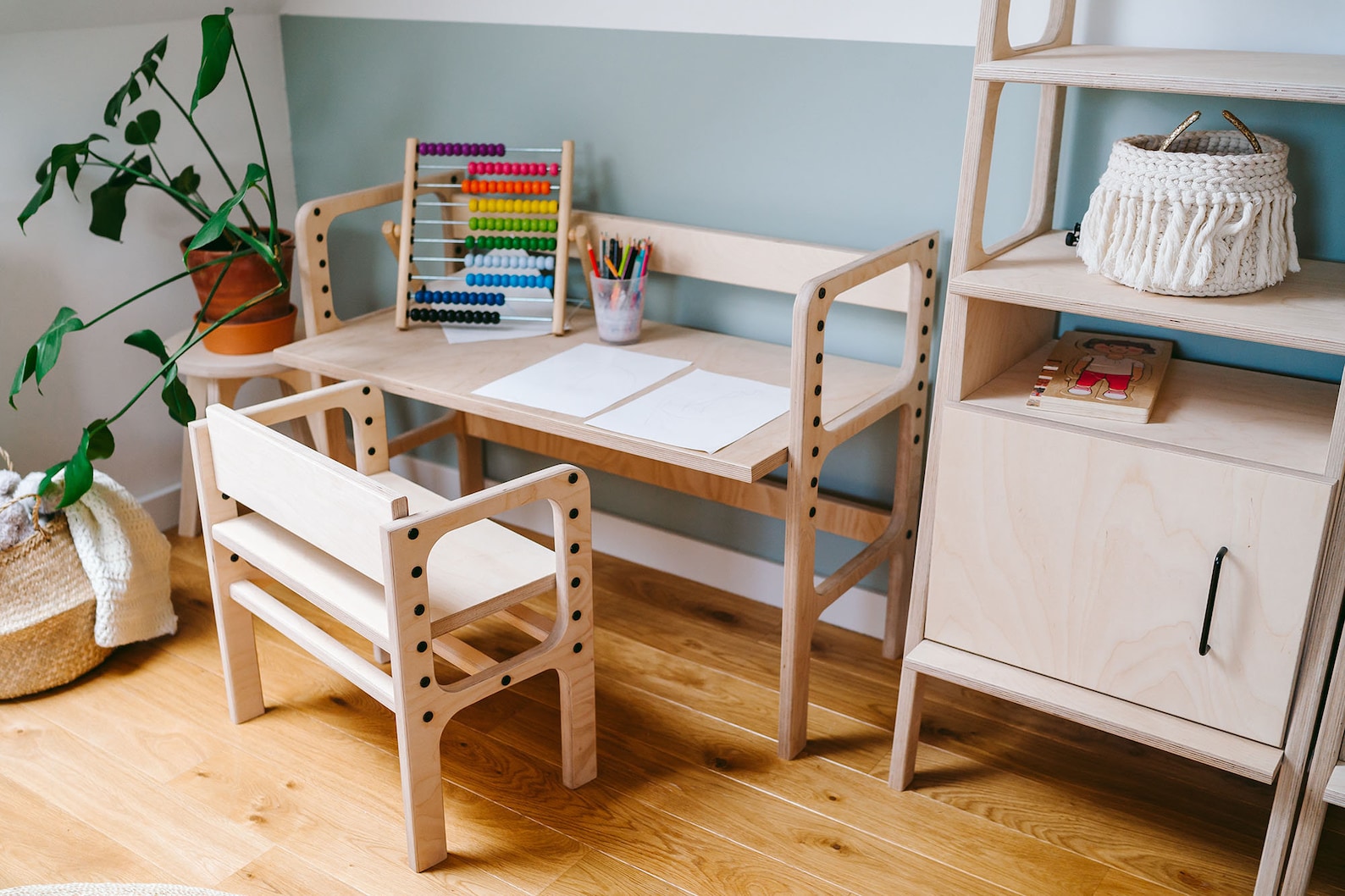 Desk for Kids School Desk for Kids Montessori Kids Desk - Etsy
