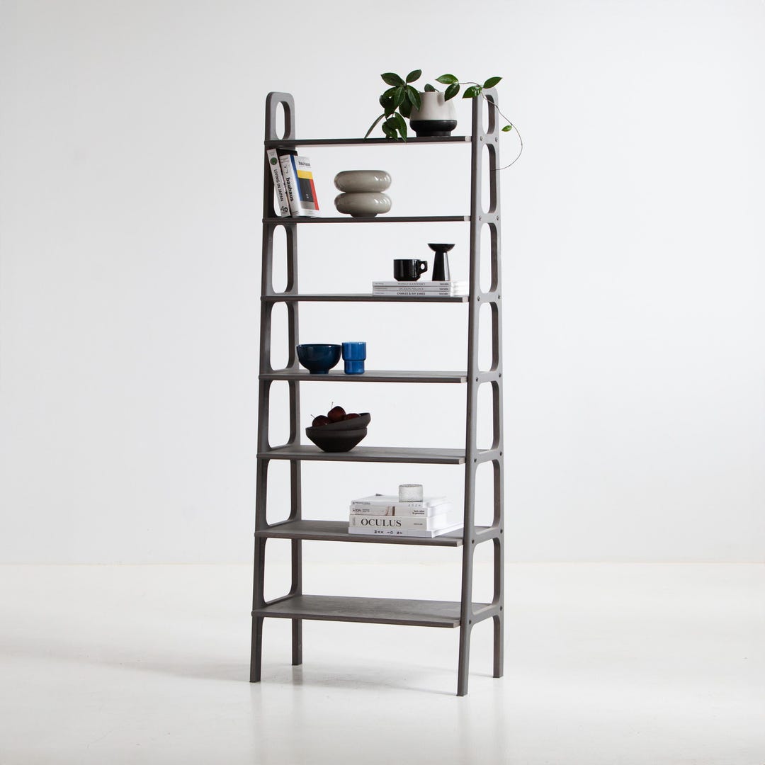 Modular Custom Bookcase, 7 Tier Book Shelf, Storage Unit, Wooden ...