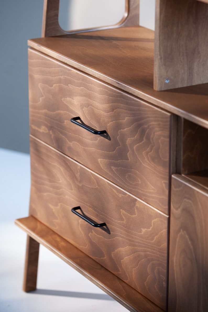 Modular Mid Century Wall Unit Modular Wall Shelving Ladder - Etsy