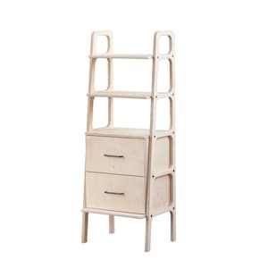 Ladder Bookshelf, Modular Wall Shelving, Scandinavian Furniture, Mid ...