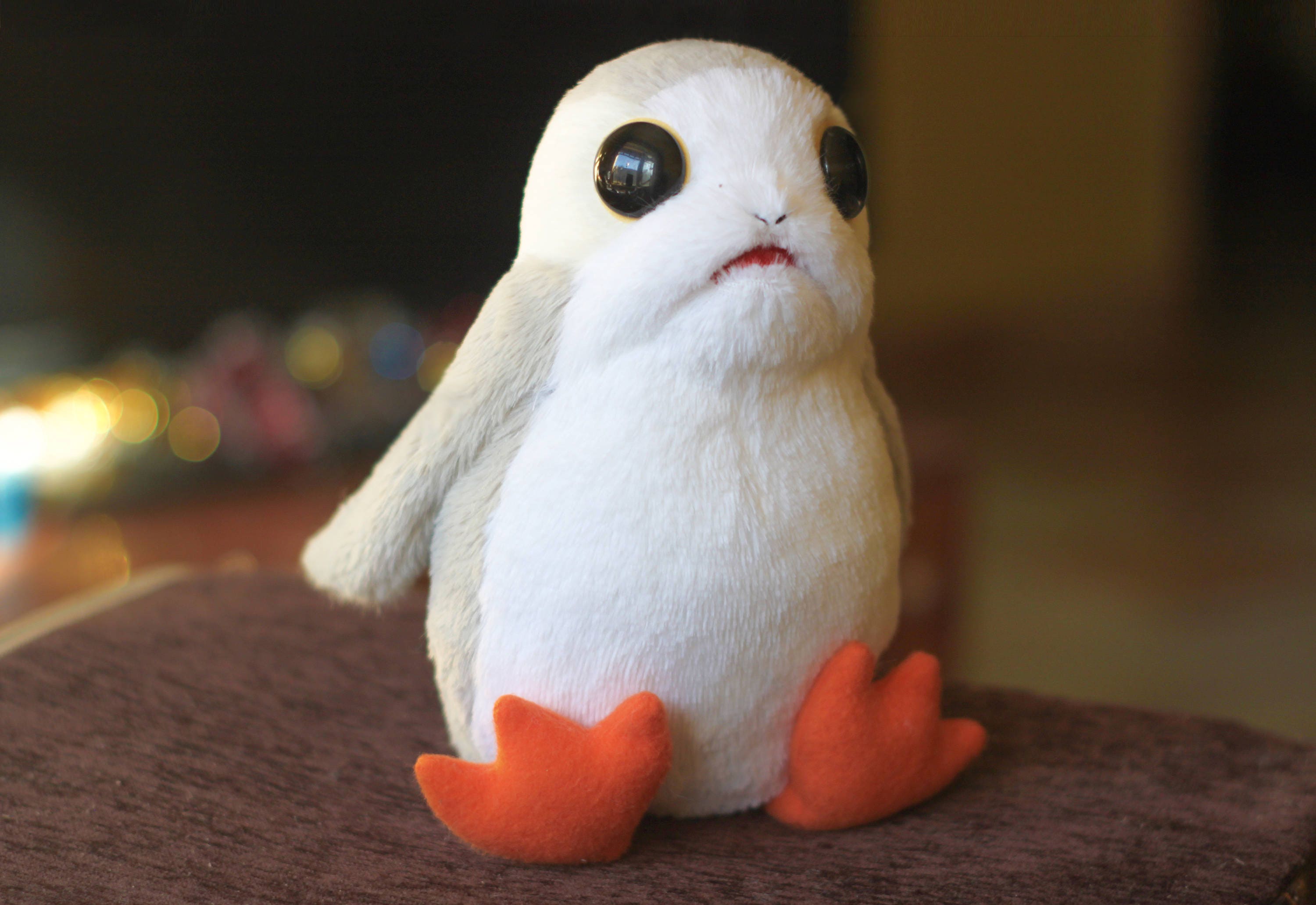 Porg Handmade Plush Toy Souvenir the Last Jedi - Etsy