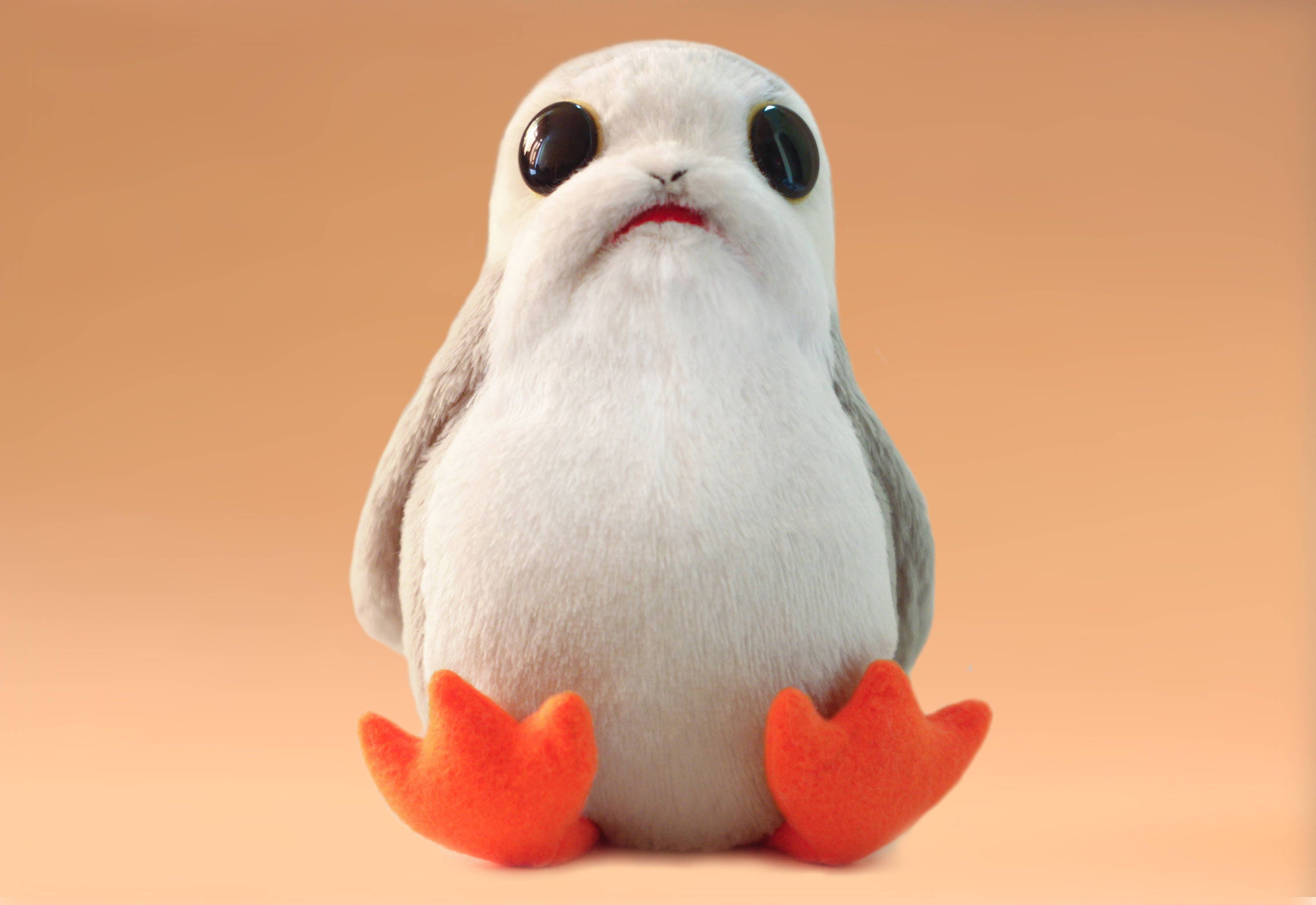 Porg Handmade Plush Toy Souvenir the Last Jedi - Etsy