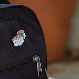 Sushi Cat Aminal Soft Enamel Pin - Etsy