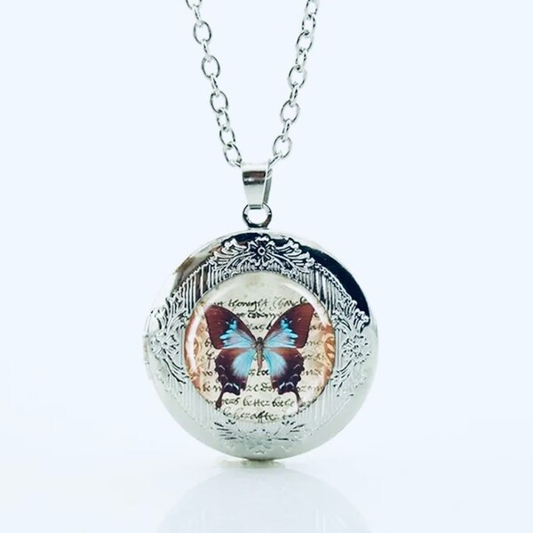 Butterfly Locket - Etsy