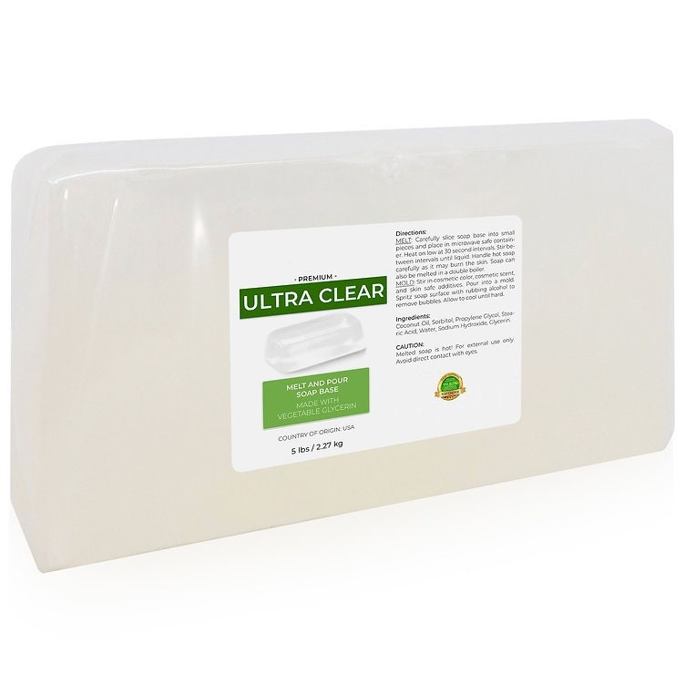 Premium Ultra Clear Melt and Pour Soap Making Glycerin Base - Etsy