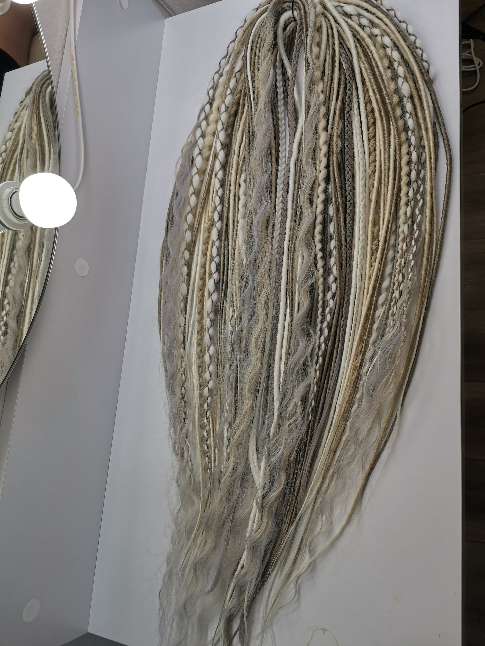 Dreadlocks. Synthetic Crochet Dreadlocks and Braids Terrible - Etsy