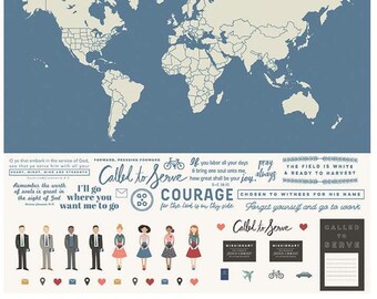 Lds Missionary Fabric - Etsy