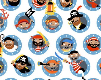 Pirate fabric | Etsy
