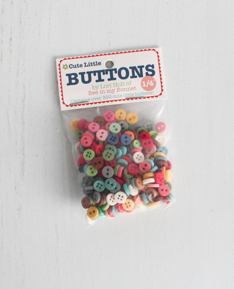 Cute Little Buttons 1/4 by Lori Holt 300 Pieces - Etsy