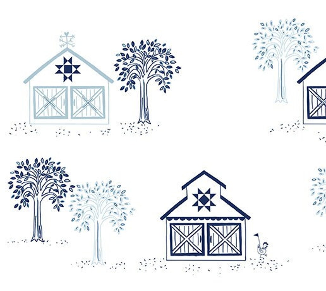 Simply Country Main White by Tasha Noel for Riley Blake Designs, 1/2 ...