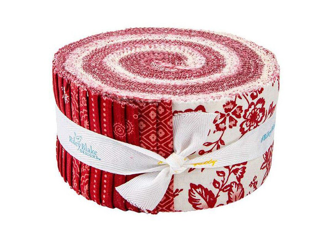 Red Delicious Rolie Polie (40 Pieces) by RBD Designers for Riley Blake ...