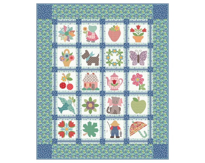 Bee Vintage Sew Along Quilt Kit Featuring Bee Vintage By Lori Holt For