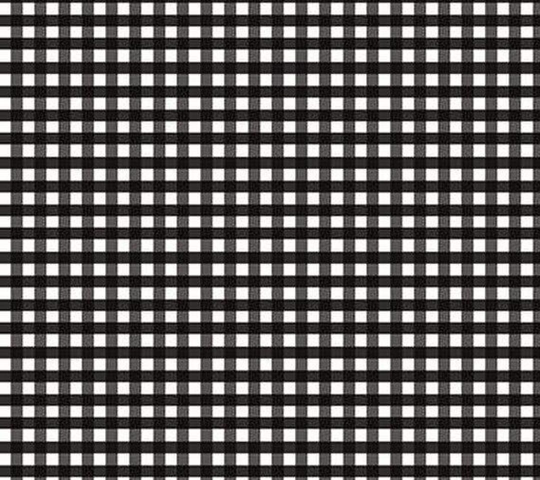 1/8" Gingham Black, 1/8" Gingham by the RBD Designers for Riley Blake ...