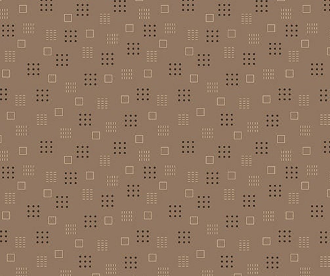 Calico Squares Chestnut by Lori Holt of Bee in My Bonnet for Riley ...