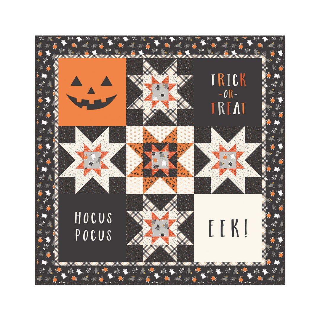 Trick or Treat Quilt Kit Featuring Hey Bootiful by My Mind's Eye for ...