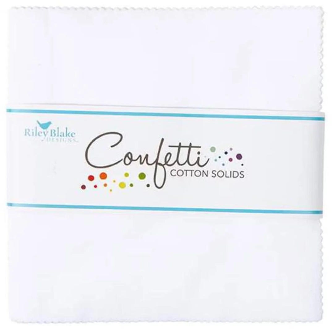 Basic Fabric Collection White 5" Stacker (42 Pieces), Low Volume Bundle ...