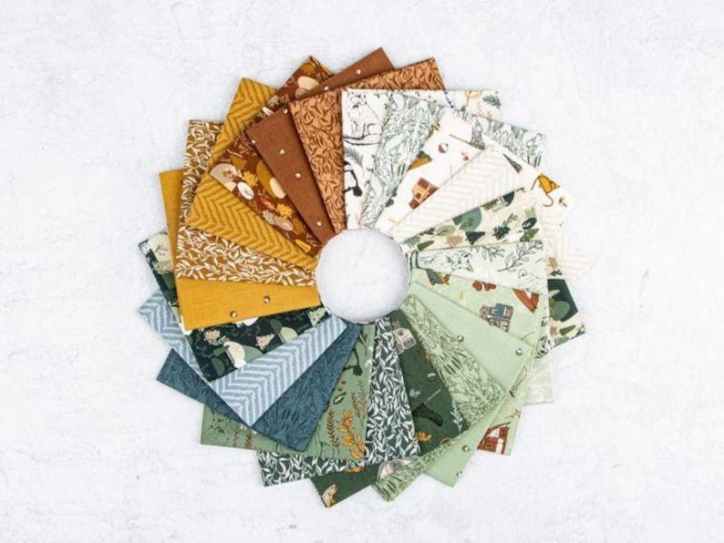 Let's Wander Fat Eighths Bundle (21 Pieces) by Casey Cometti for Riley ...