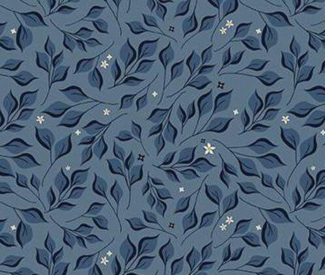 Curated Blooms Leaves Stone by Judi Madsen for Riley Blake Designs, 1/2 ...